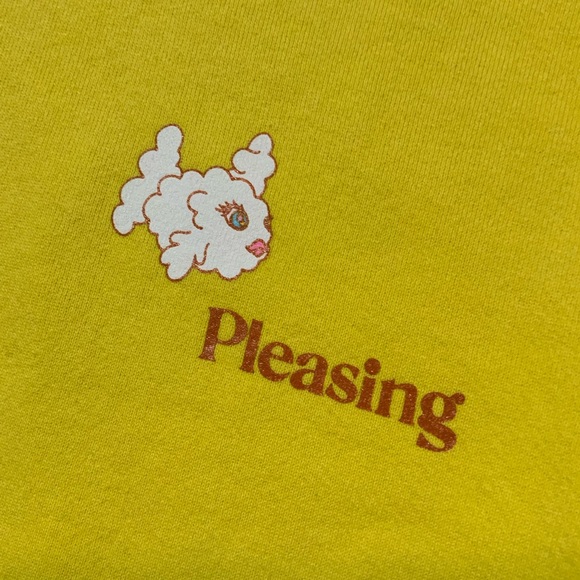 Shirts | Harry Styles Pleasing Official Merch Yellow Graphic Fleece ...
